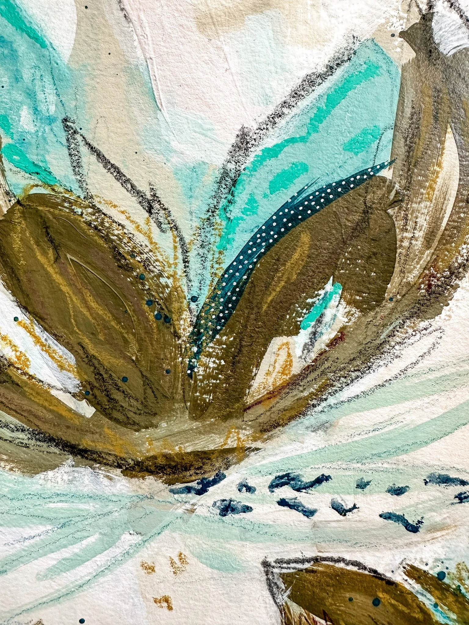 "The Ember Still Burns" - An Original Floral Art Painting — Jen Fletcher