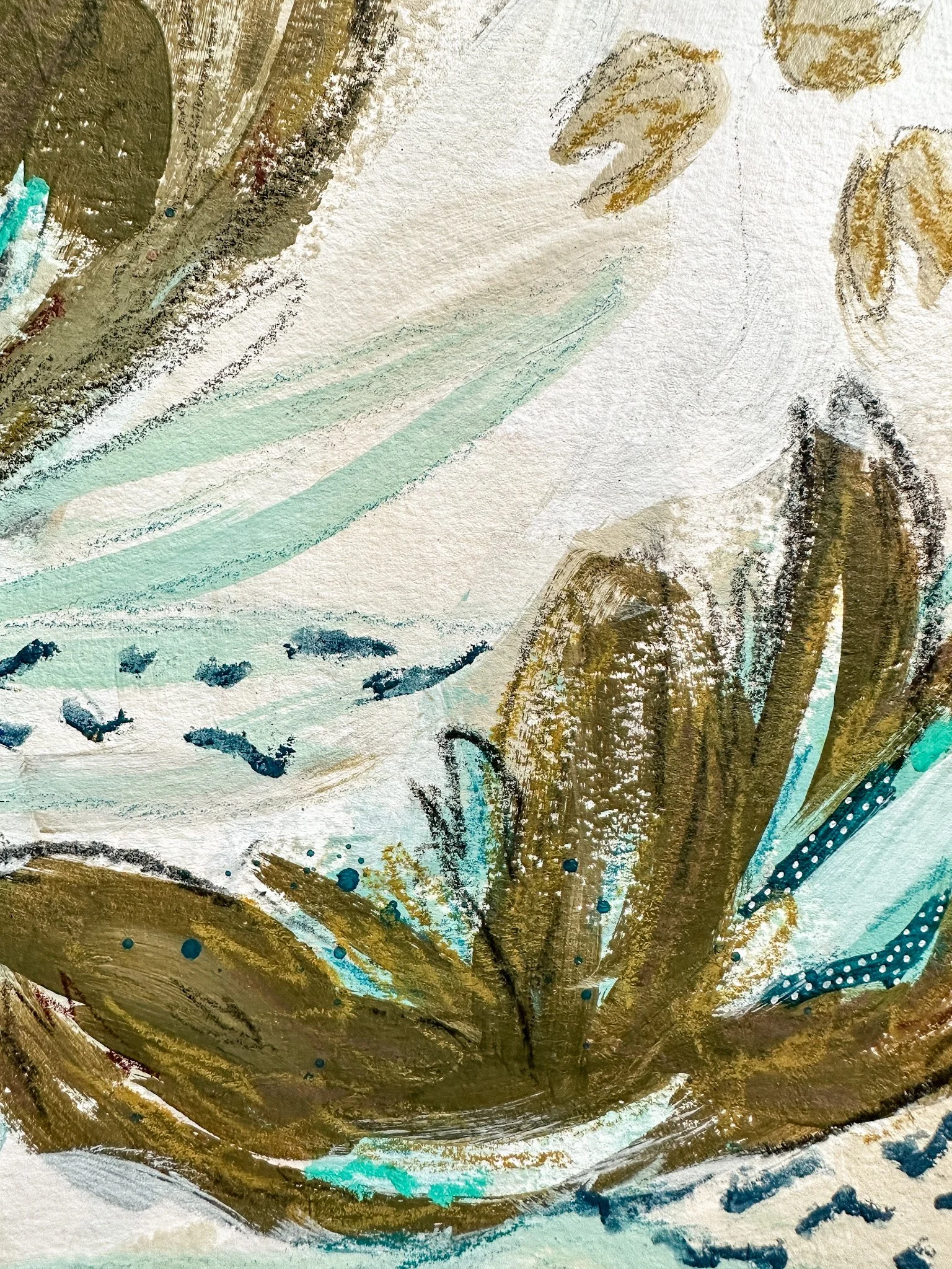 "Soulful Spirit" - An Original Floral Art Painting — Jen Fletcher