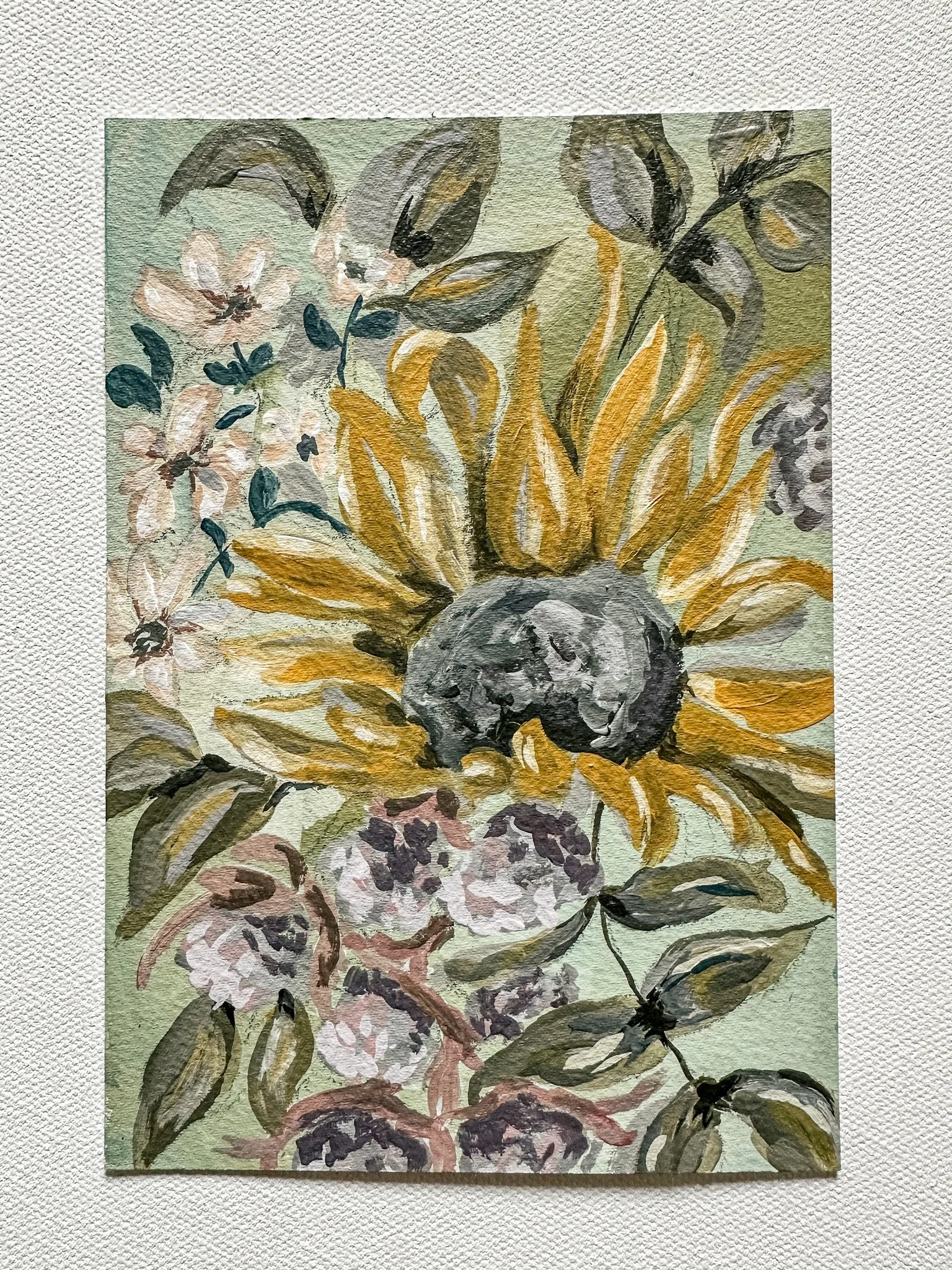 "Soulful Spirit" - An Original Floral Art Painting — Jen Fletcher