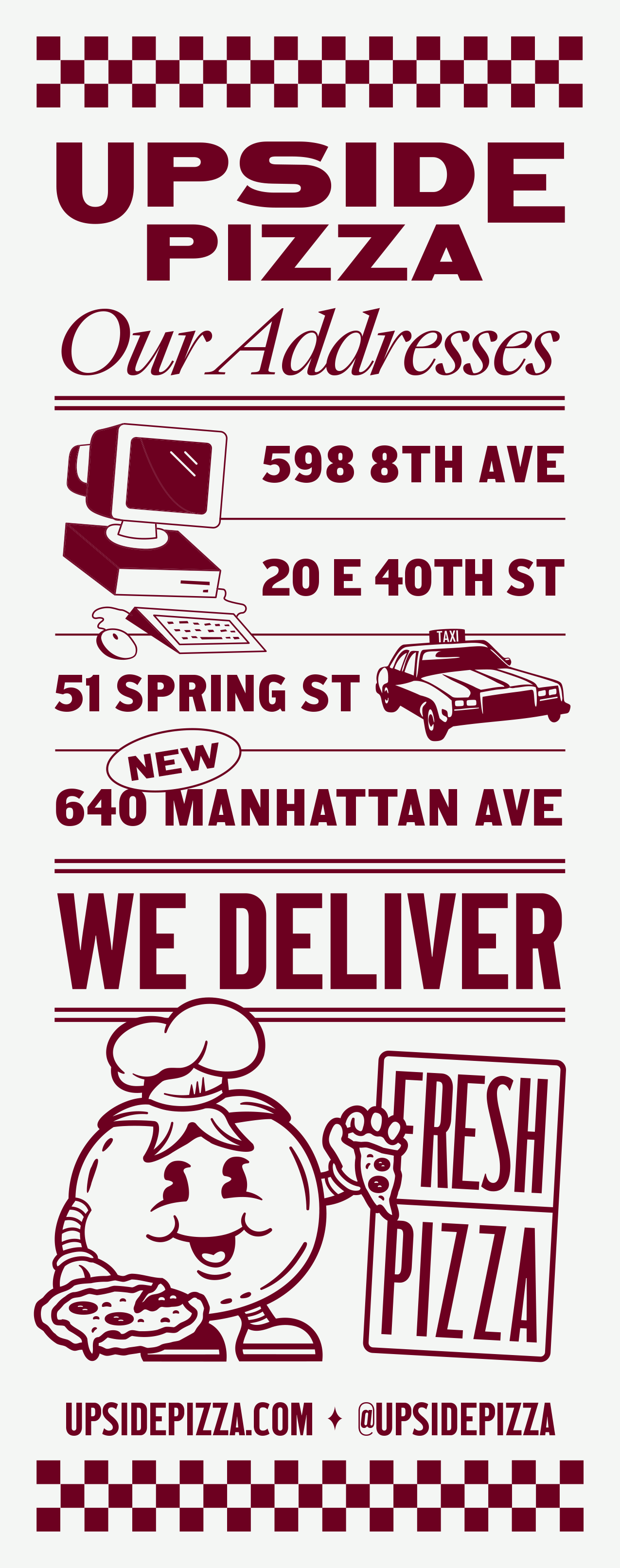 Menu — Upside Pizza