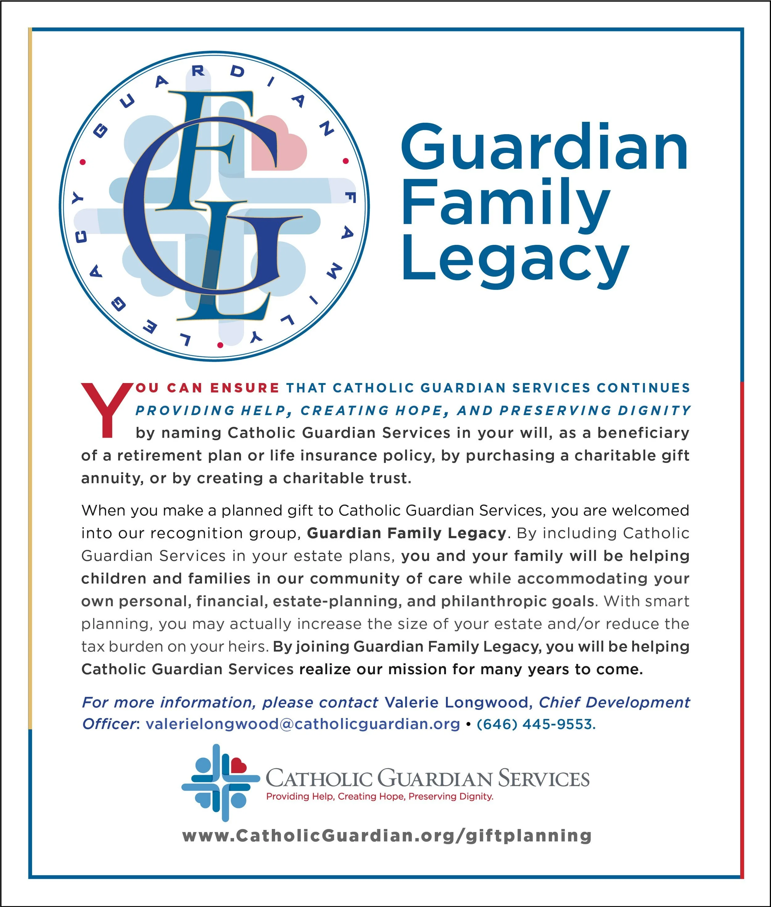 Summer 2021 newsletter — Catholic Guardian Services