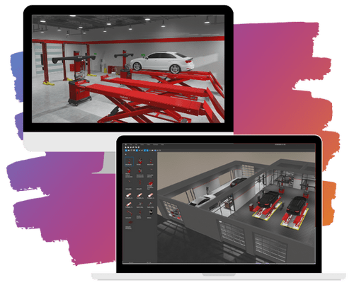 Create 3D repair shop floor plans - Ecdesign — ECDESIGN 3D Floor ...