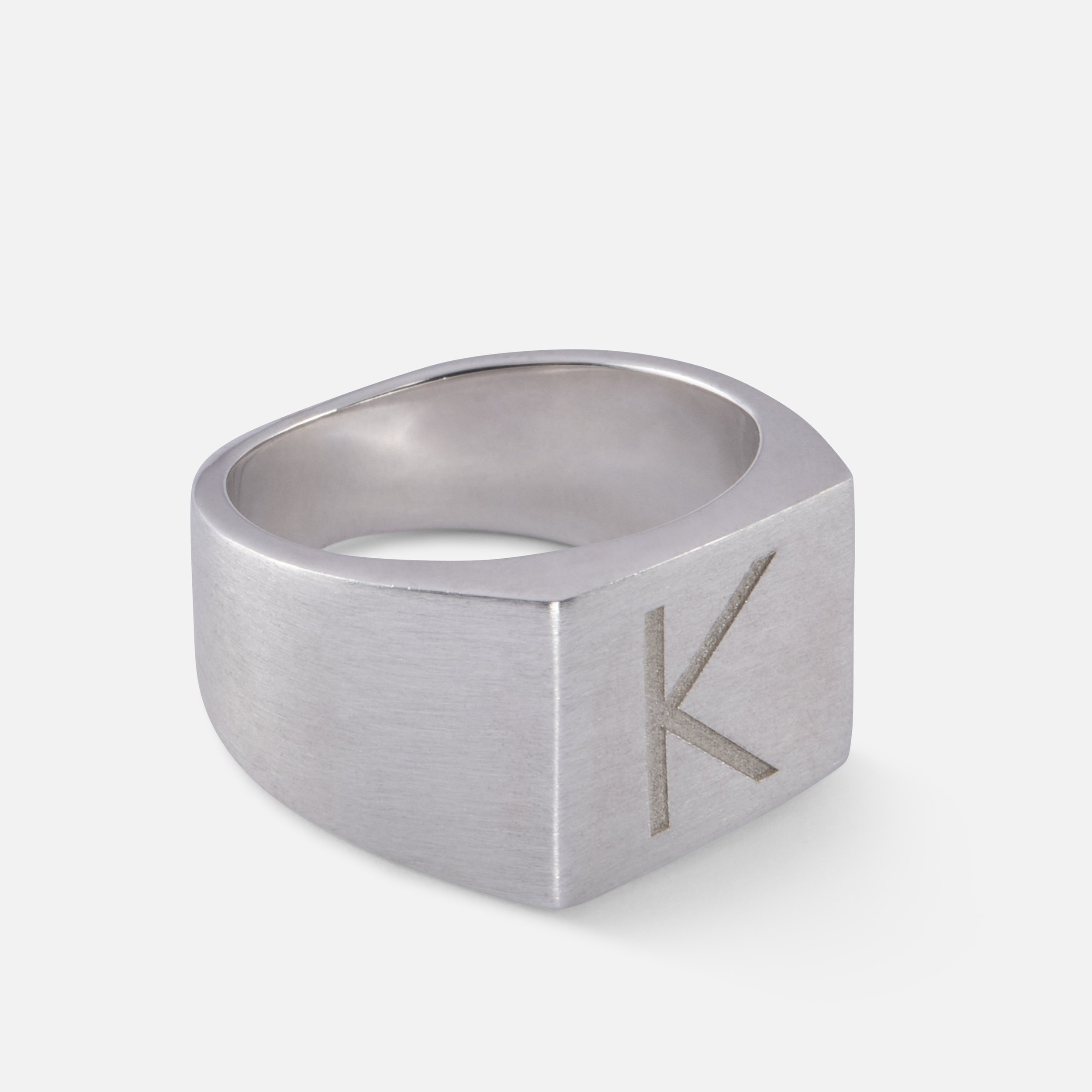 Extra large signet ring for him and her. — Karin Andreasson Jewellery