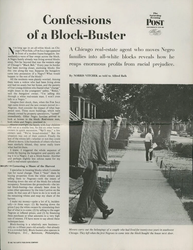 1937: Blockbusting — The Baltimore Story
