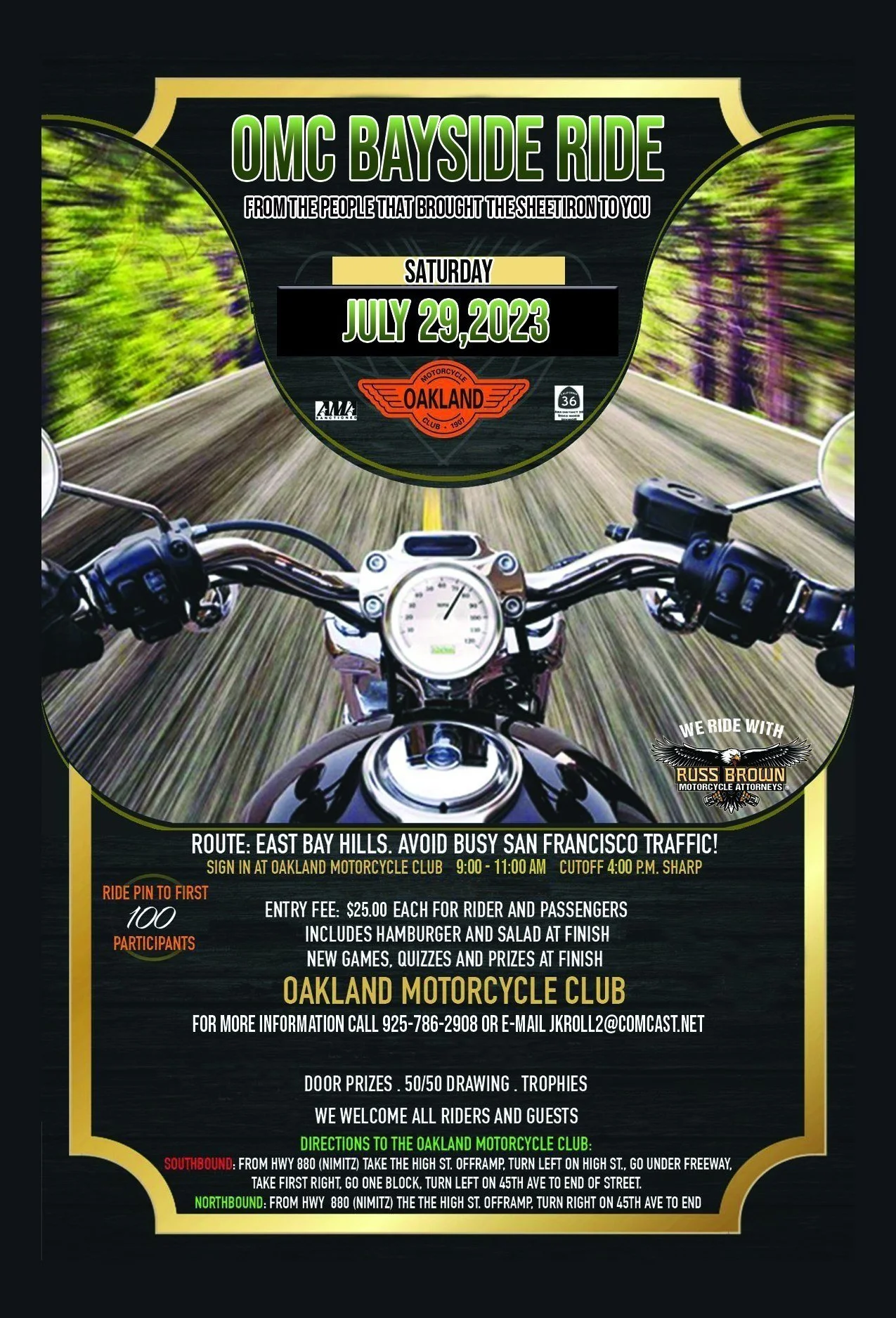 Club Events — Oakland Motorcycle Club