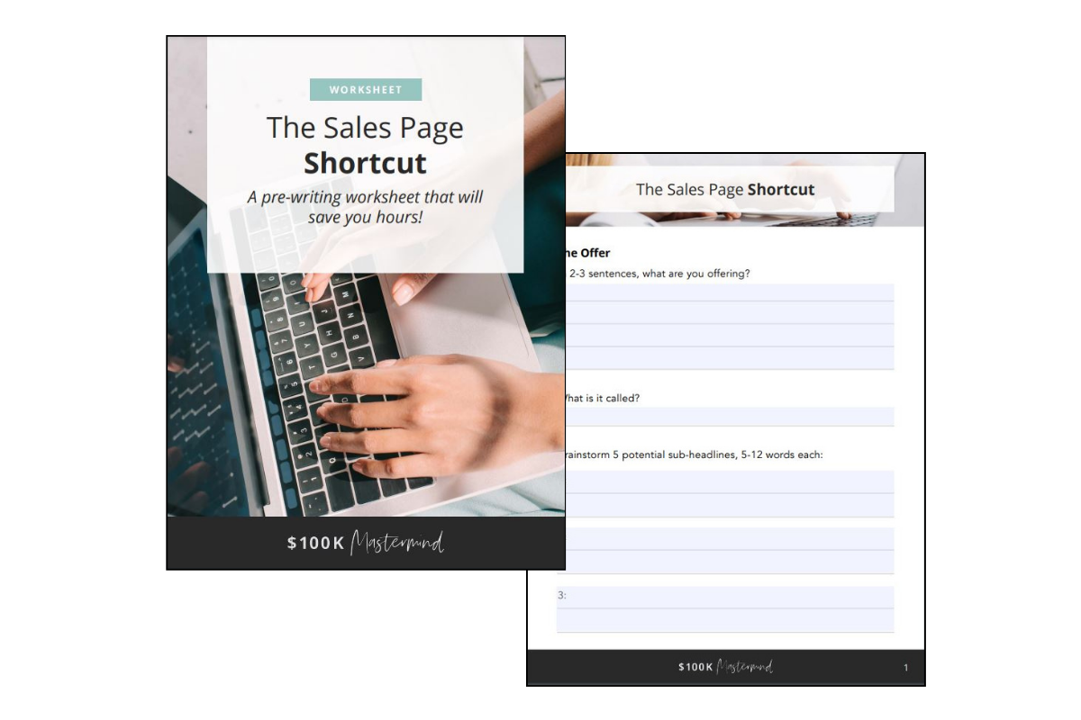 Opt-in - Sales Page Shortcut — Gillian Perkins