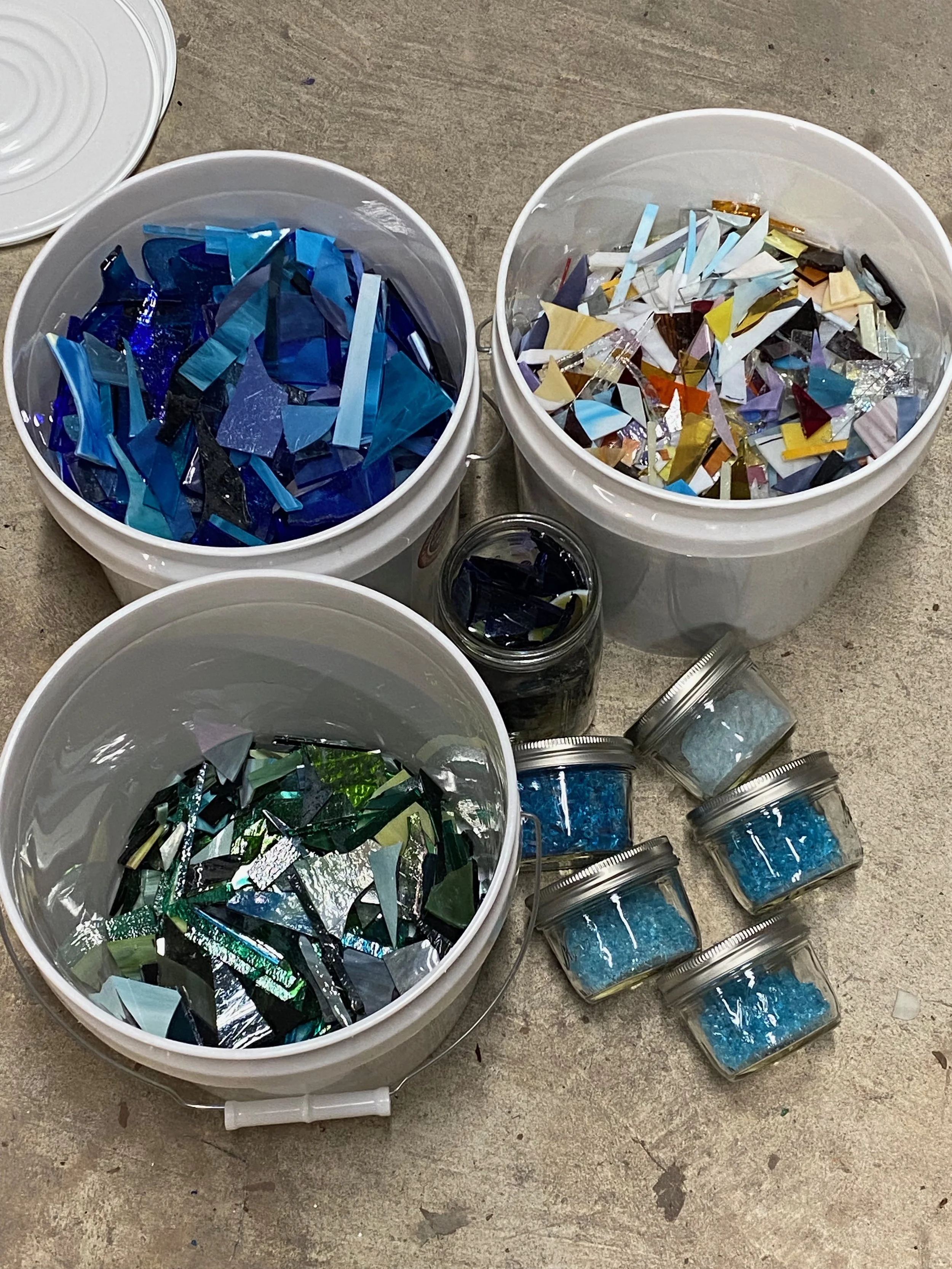 Kiln Work Part I: Making Frit out of Scrap — Lykania