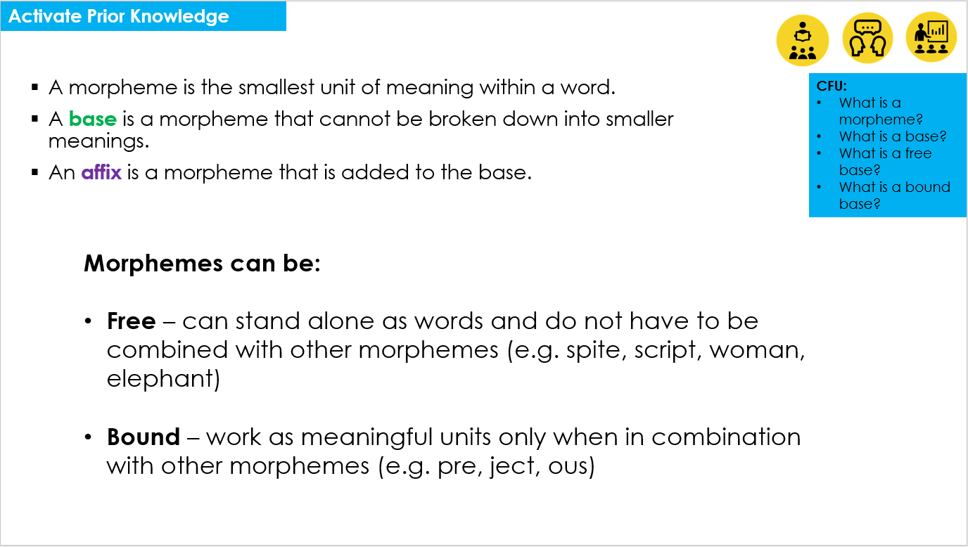 The Morphology Project — The Grammar Project