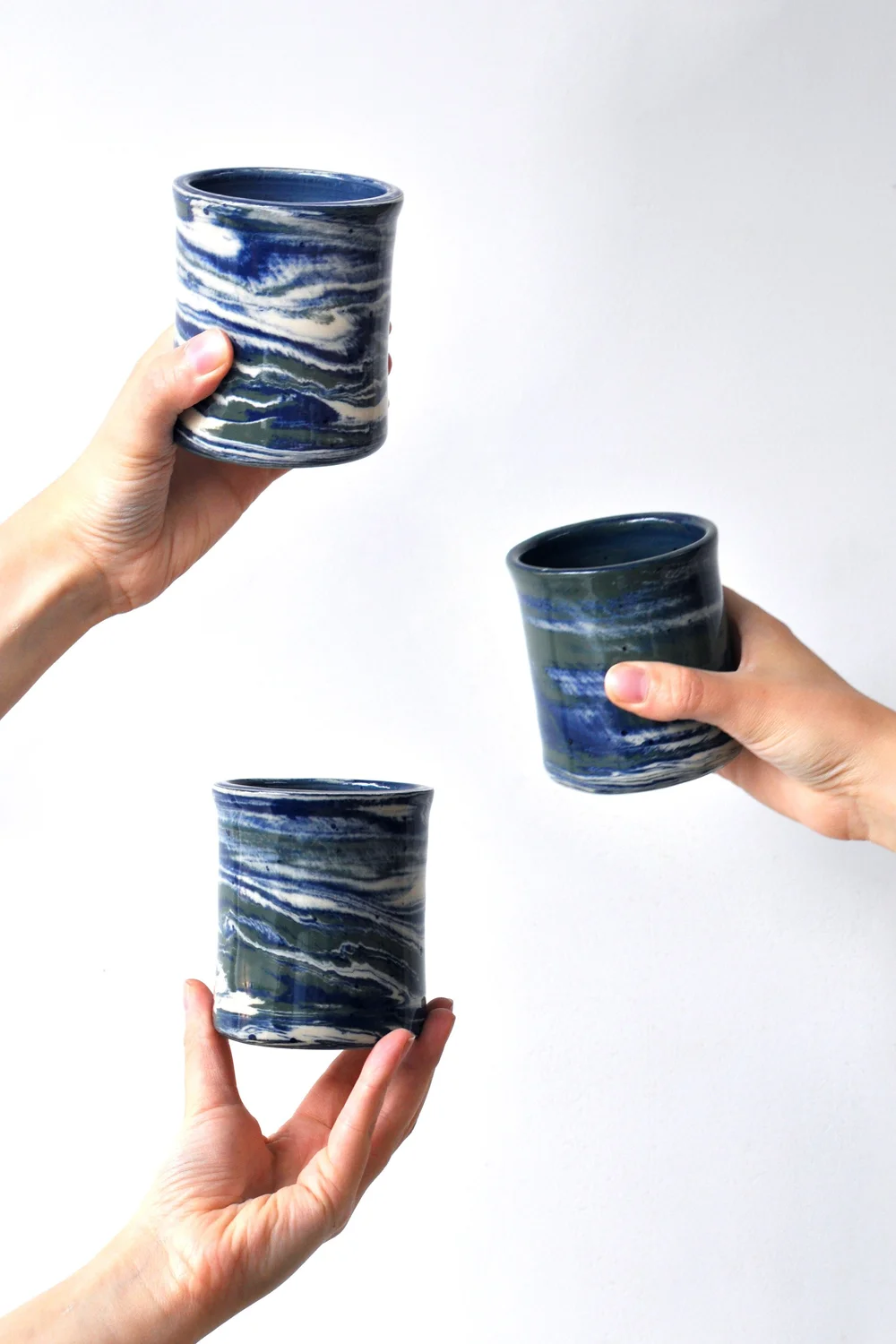 Staining Clay & Marbling Pottery — pottery to the people