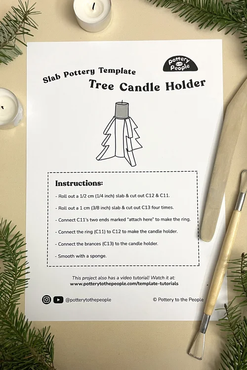 Tree Candle Holder — pottery to the people