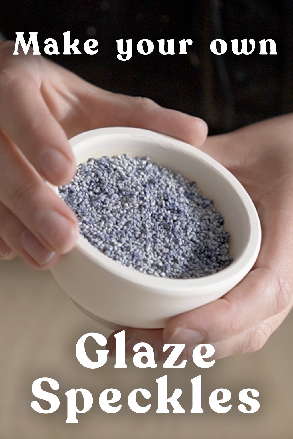 DIY Glaze Speckles — pottery to the people
