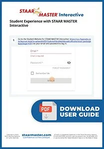 User Guides — STAAR MASTER