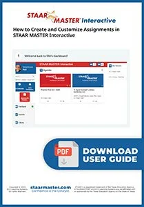 User Guides — STAAR MASTER
