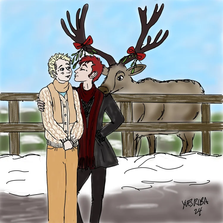 Reindeer Mistletoe - Yvesriba - Good Omens (TV) [Archive of Our Own]