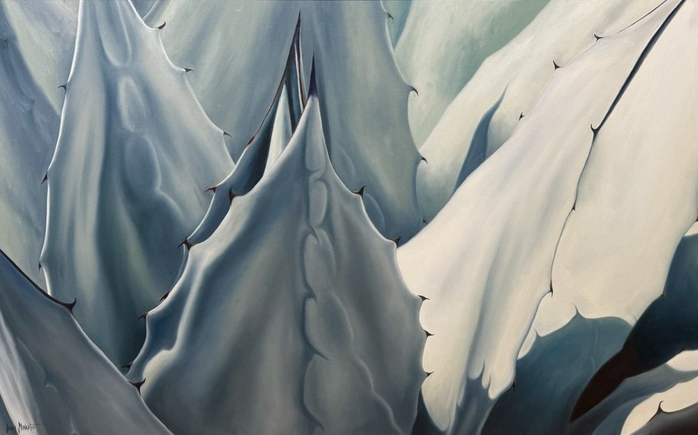 Shades of Purple Oil Painting by Jenny Stewart Contemporary Floral ...