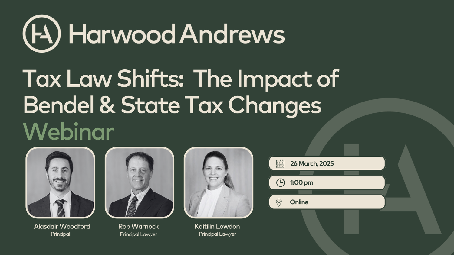 Tax Law Shifts: The Impact of Bendel & State Tax Changes — Harwood ...