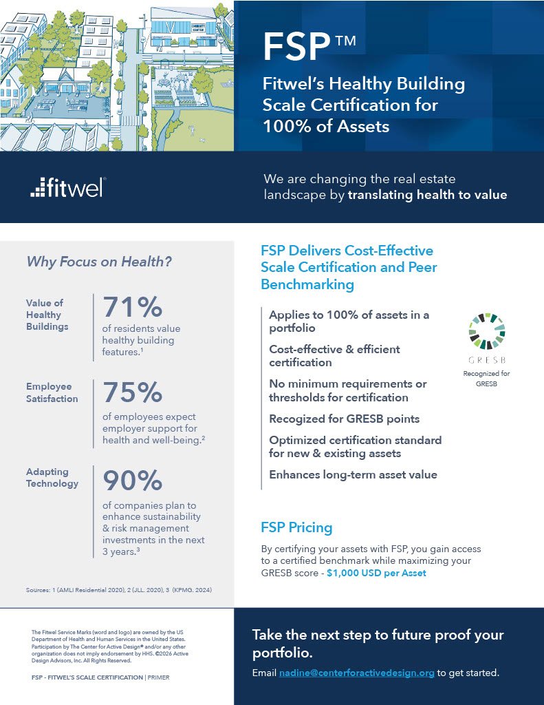 Fitwel — Tools & Resources to Help You Achieve a Healthy Building
