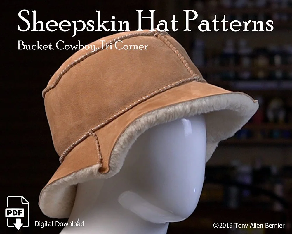 Kit Style DIY Sheepskin Patterns. Trapper, Ushanka, & Bucket hats ...