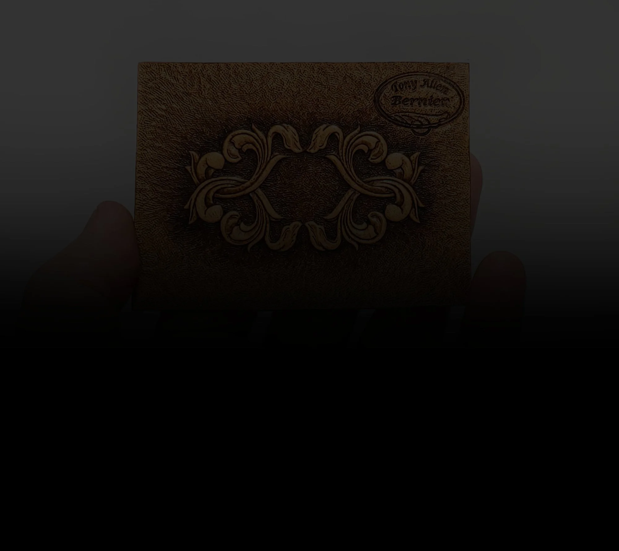 How to use leather modeling tools — Tony Allen Bernier
