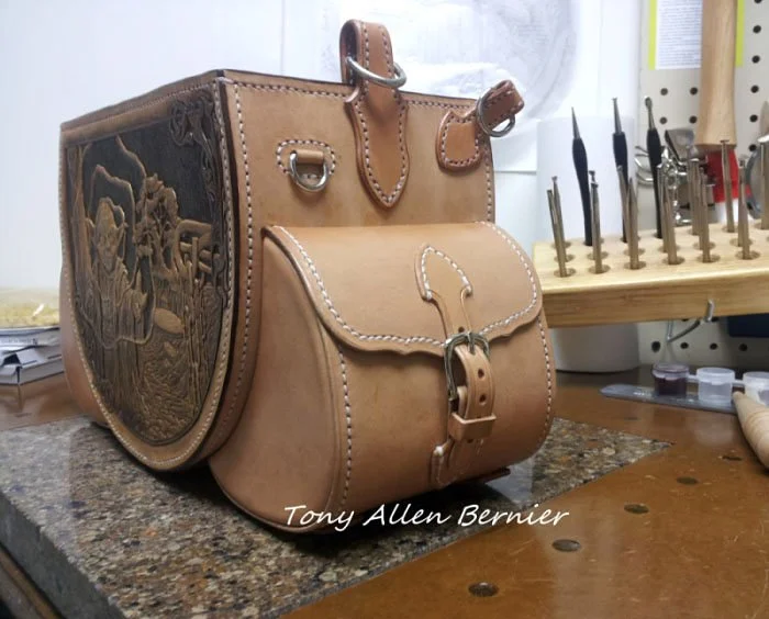 Leatherworking pictures — Tony Allen Bernier
