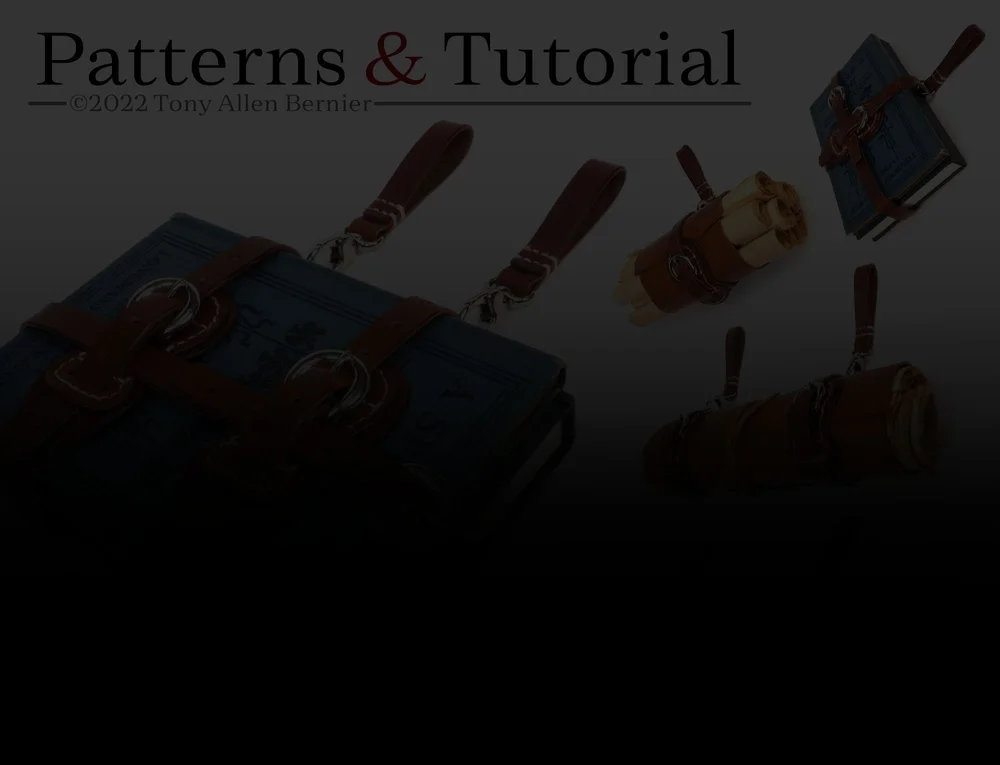 Leather renaissance belt strap patterns — Tony Allen Bernier