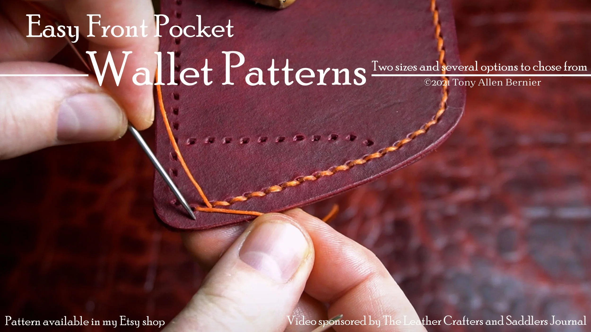 Front pocket wallet tutorial — Tony Allen Bernier
