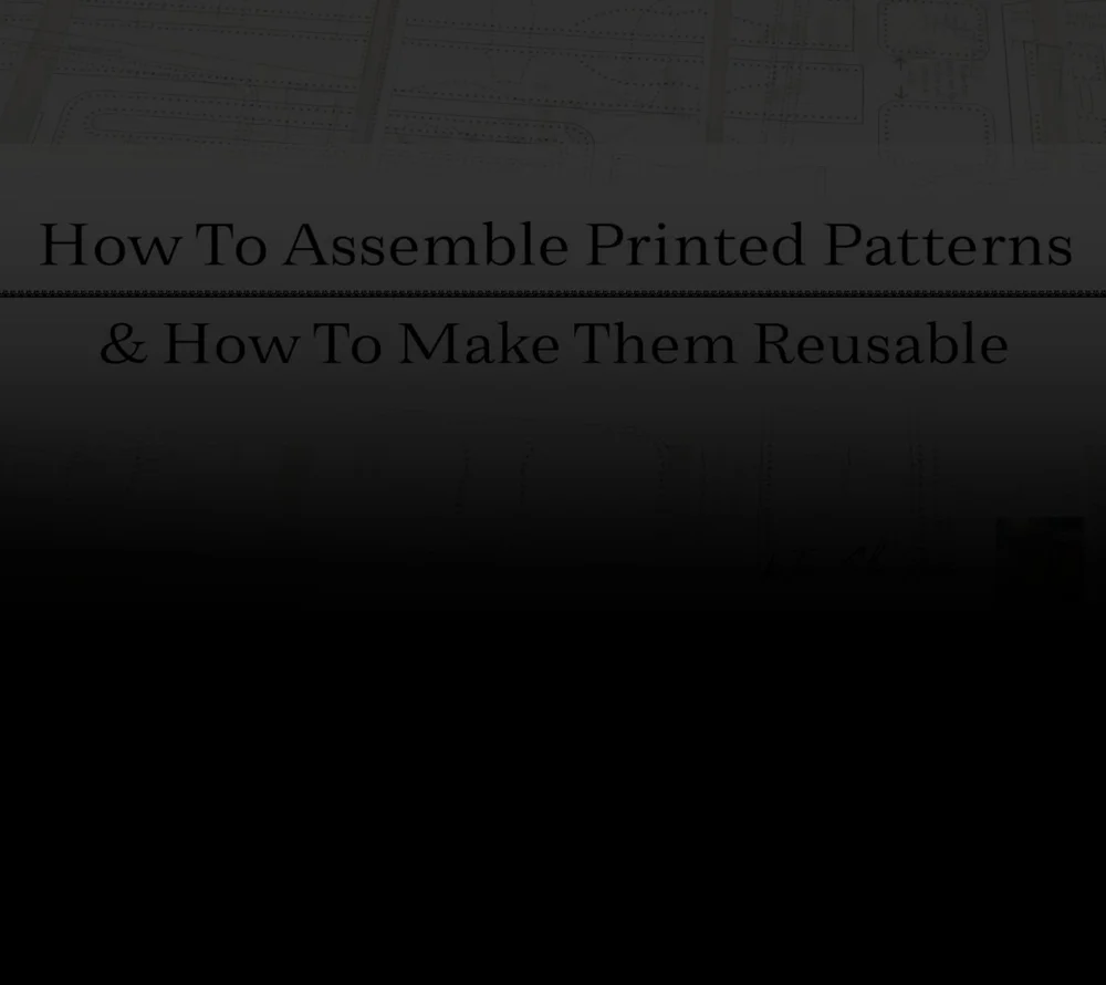 How to assemble pdf patterns — Tony Allen Bernier