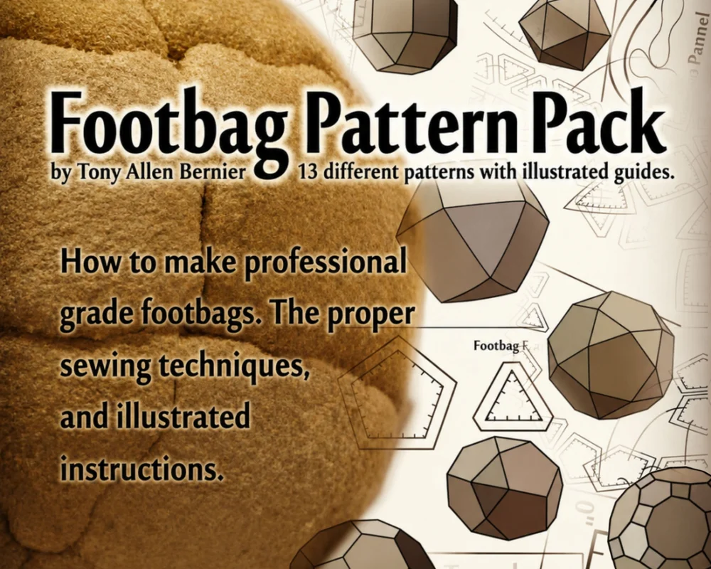 How to Make Footbags & Hacky Sacks. 13 Footbag Patterns from 2 to 62 ...