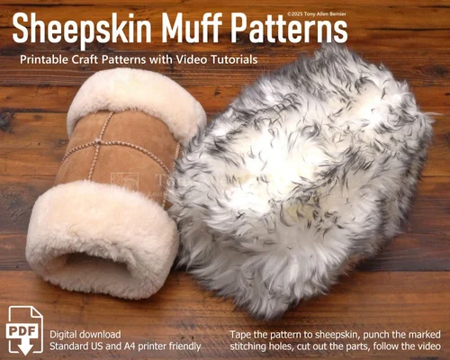 Kit Style DIY Sheepskin Patterns. Trapper, Ushanka, & Bucket hats ...