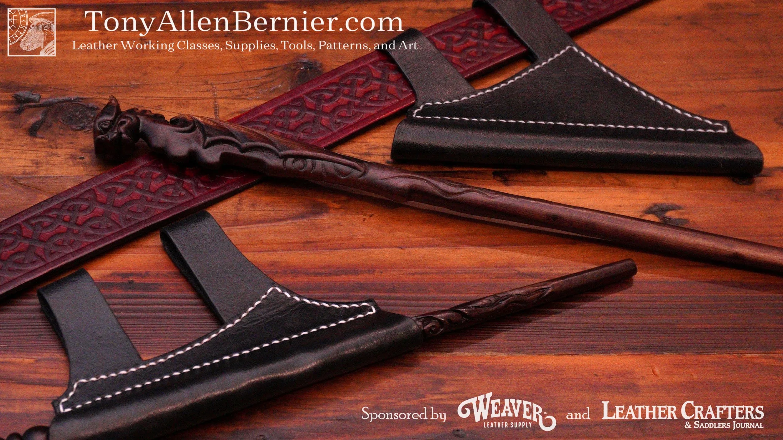 How to make leather wand holsters — Tony Allen Bernier