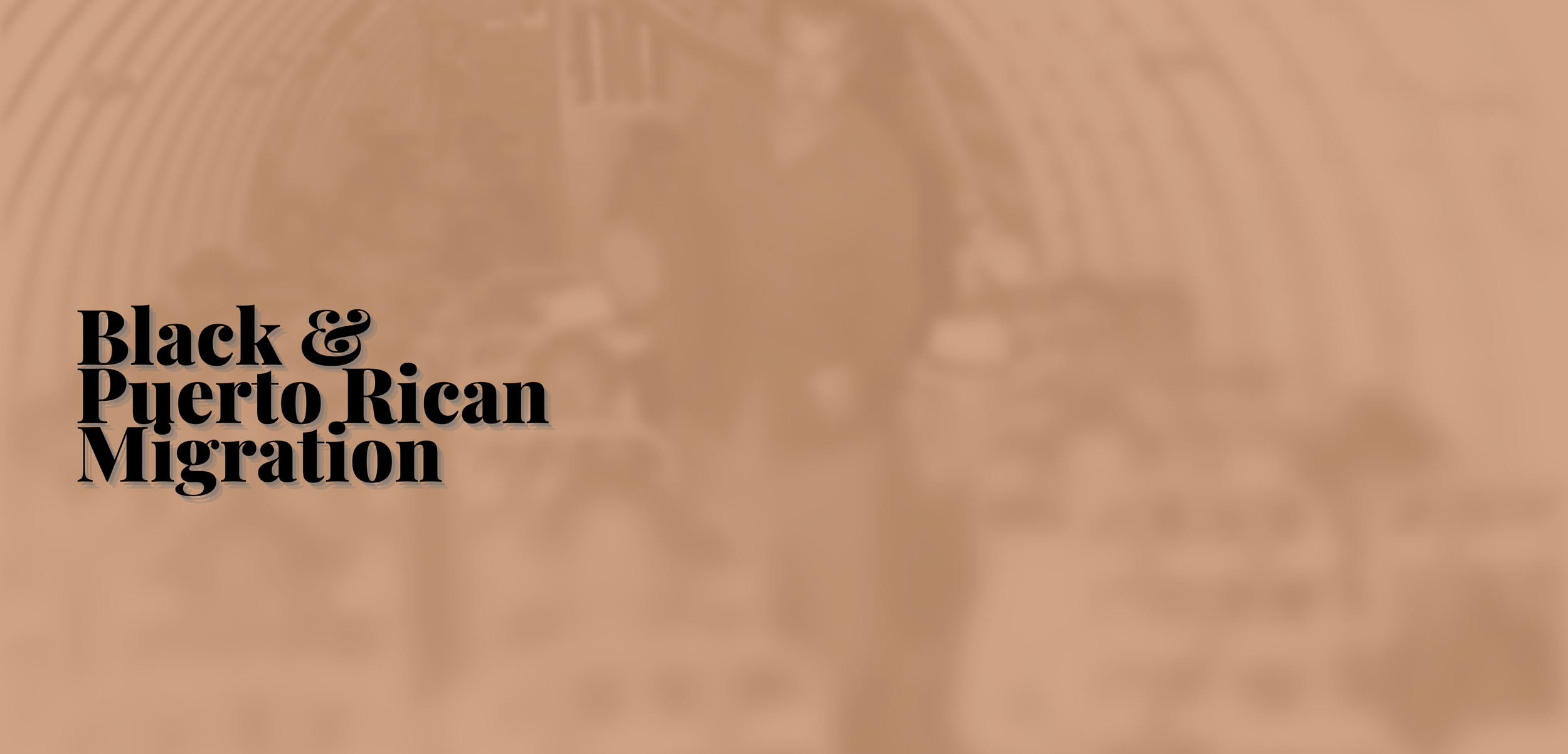 Black and Puerto Rican Migration — BLHP