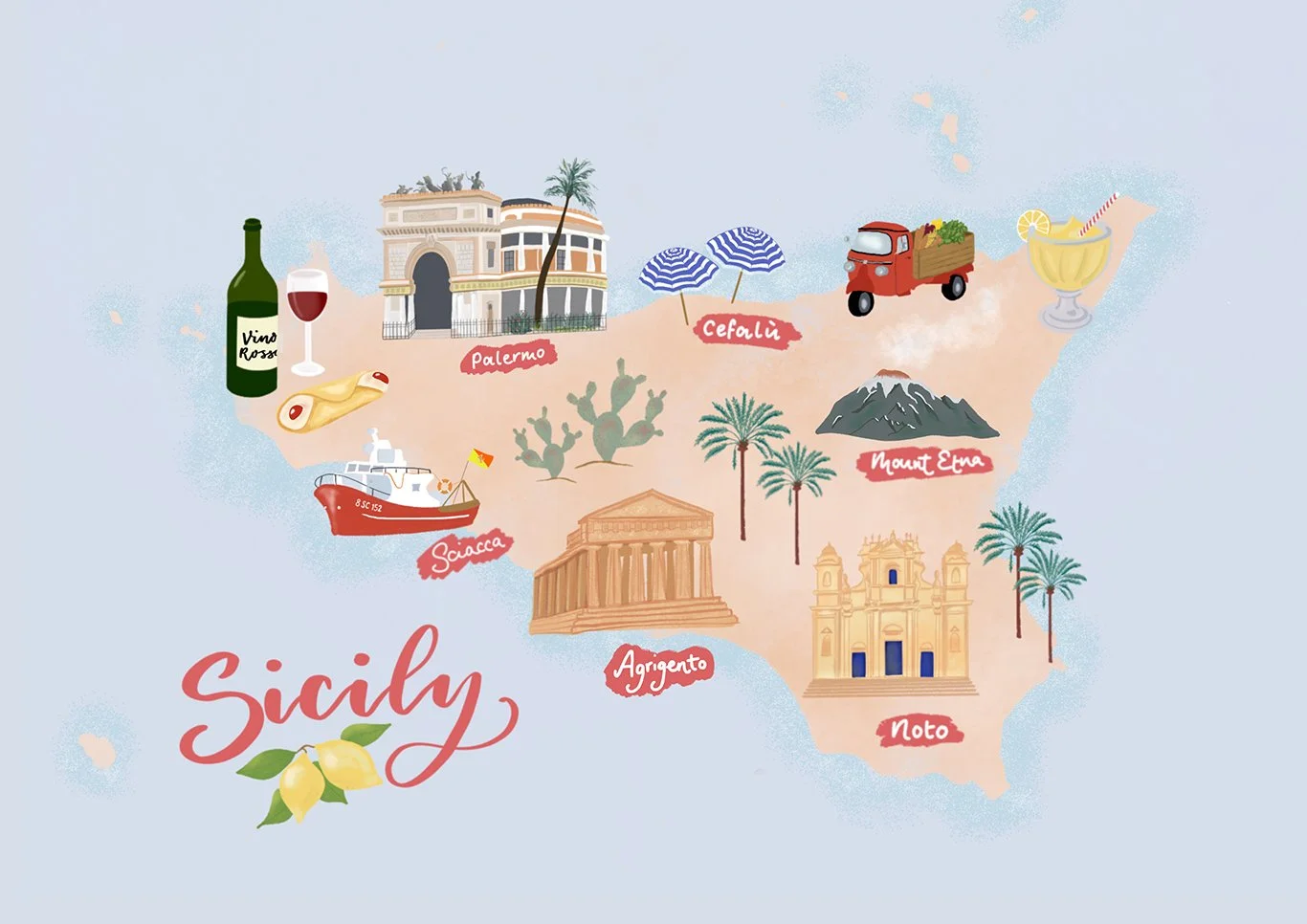 Illustrated Maps Process | Step By Step Guide — Danielle Brooks ...