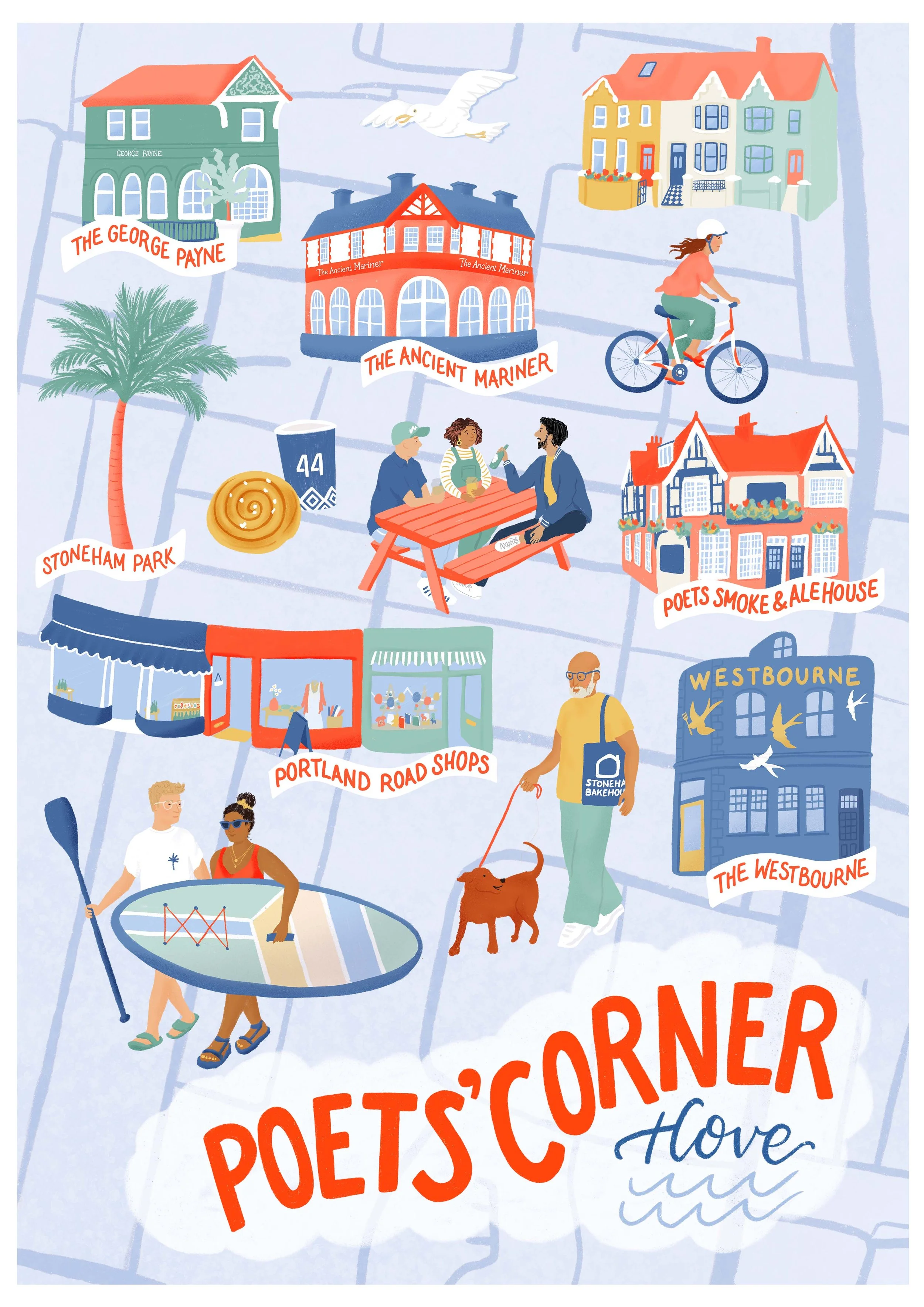 Illustrated Maps — Danielle Brooks Illustration