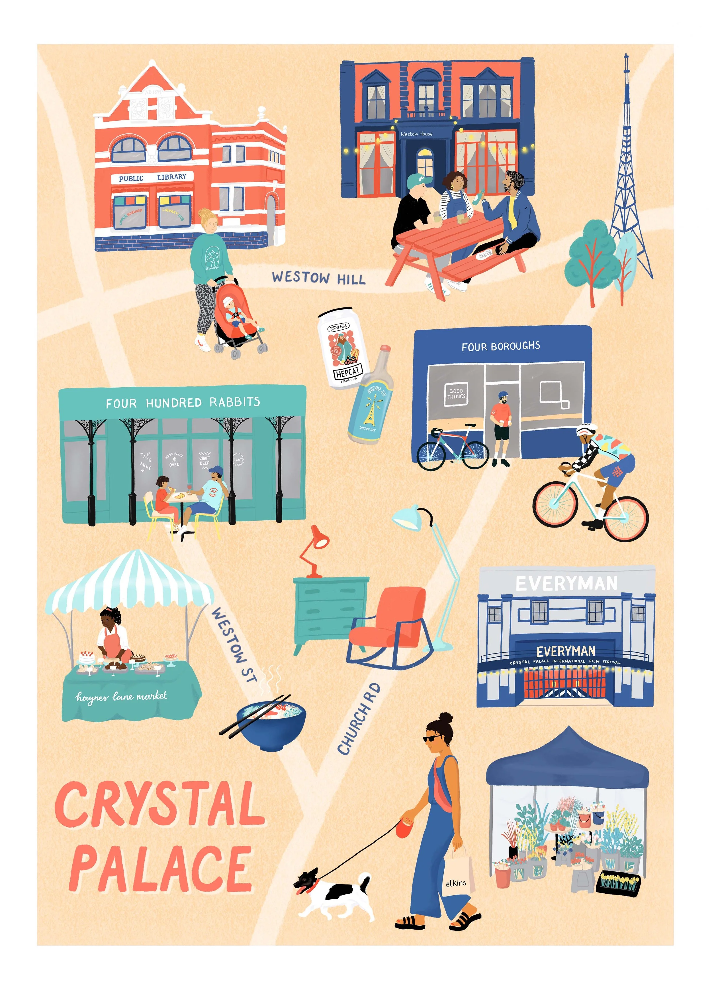 Illustrated Maps — Danielle Brooks Illustration