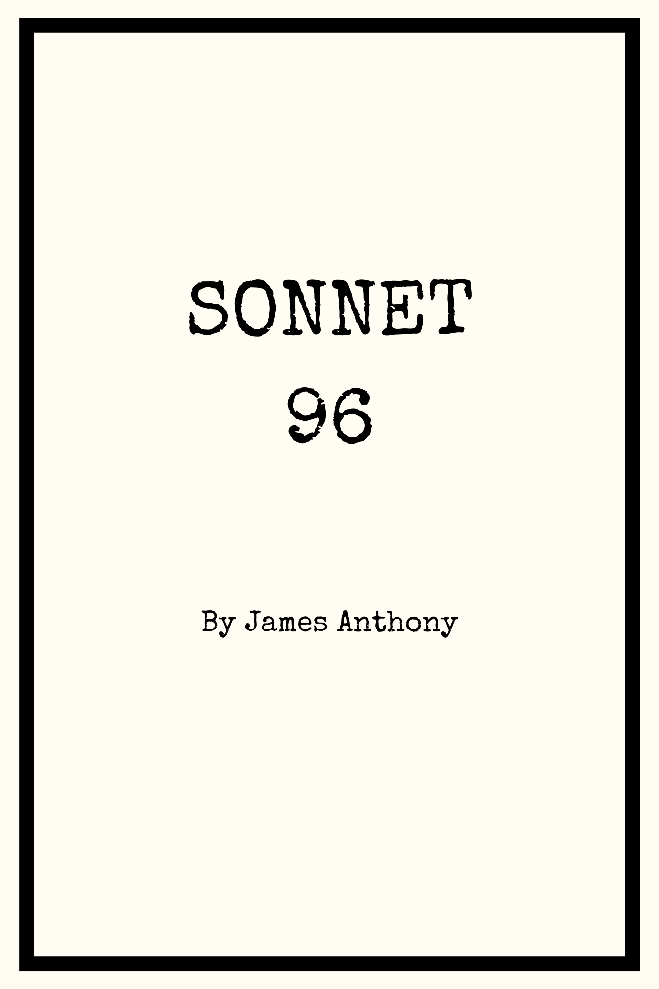 Screenplays — James Anthony