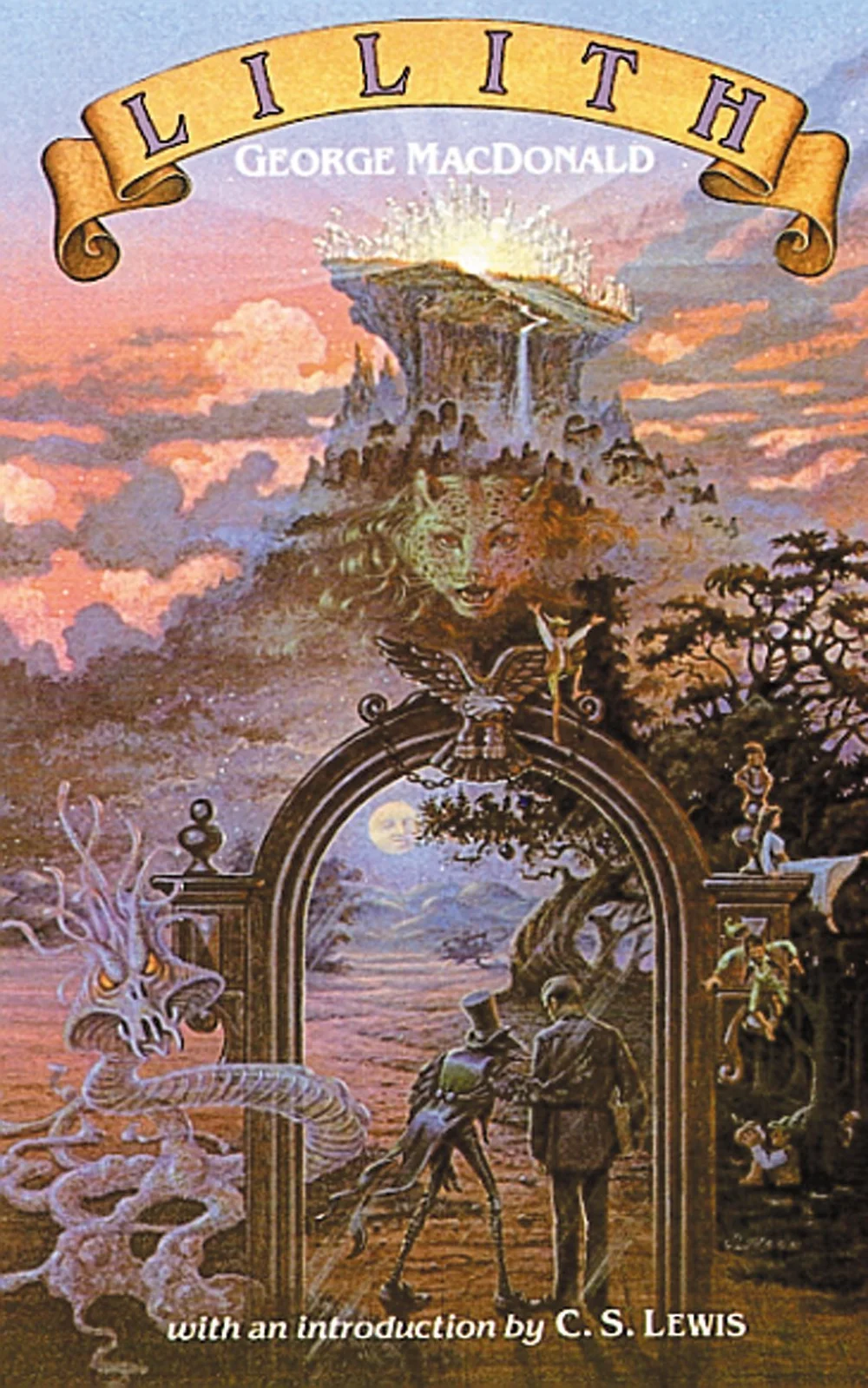 Lilith by George MacDonald, Illustrated edition - Book cover and ...