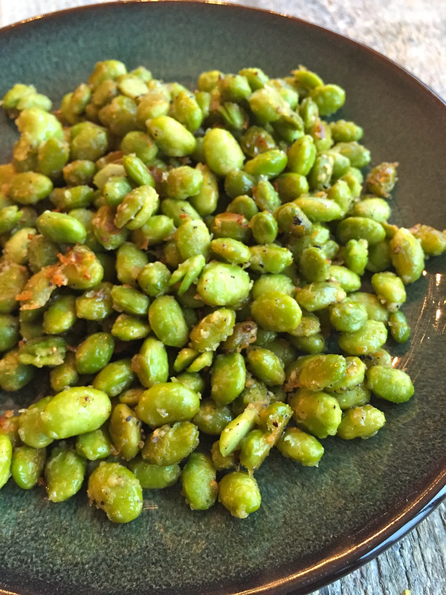 Parmesan Baked Edamame — Eleat Sports Nutrition