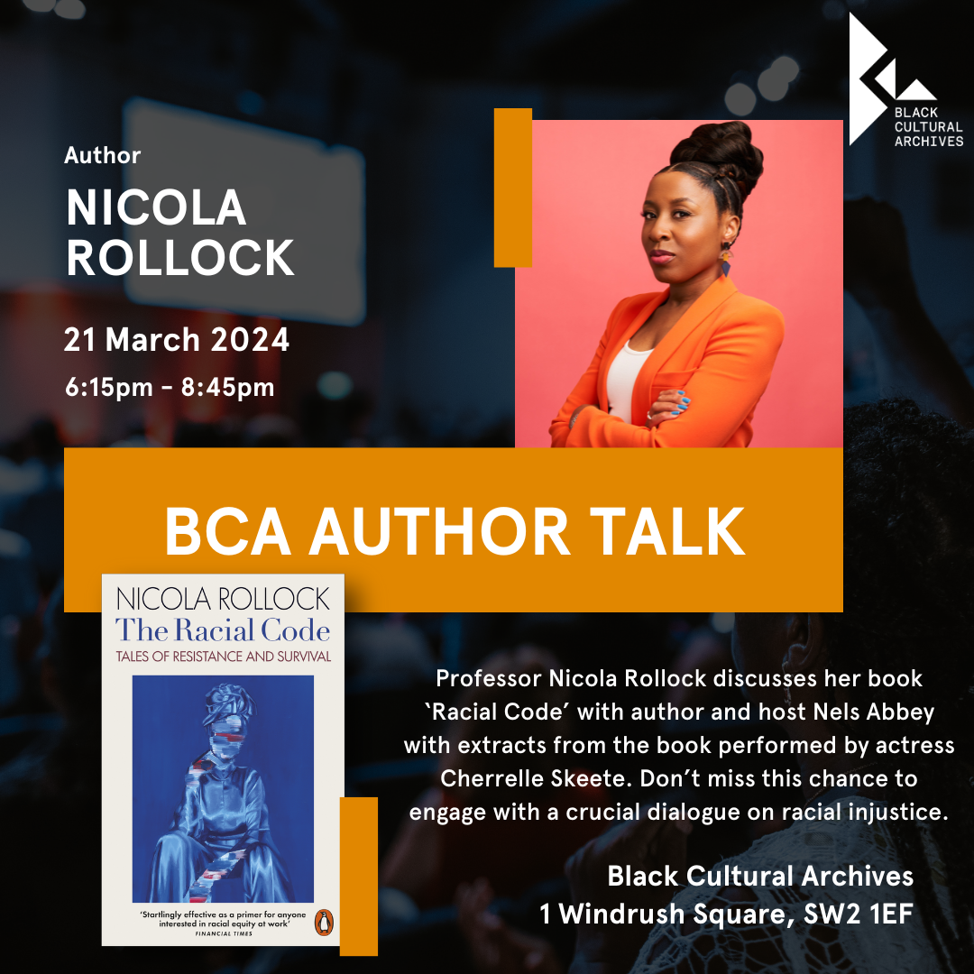 Author Talk with Professor Nicola Rollock — Black Cultural Archives