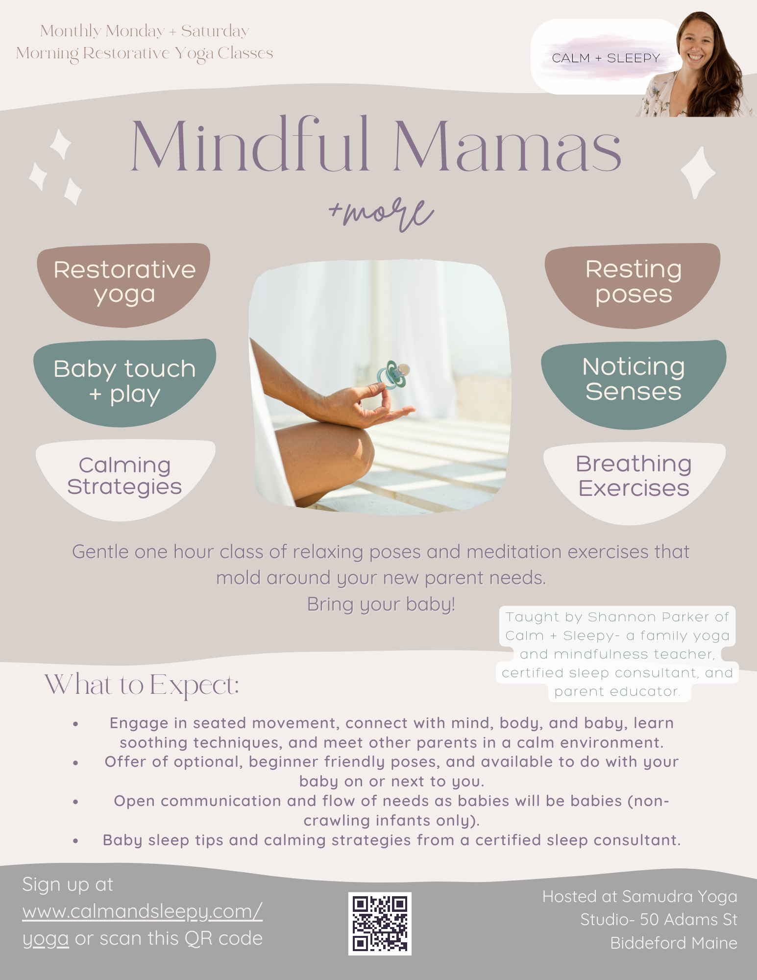 Mindful Mamas + more — CALM + SLEEPY