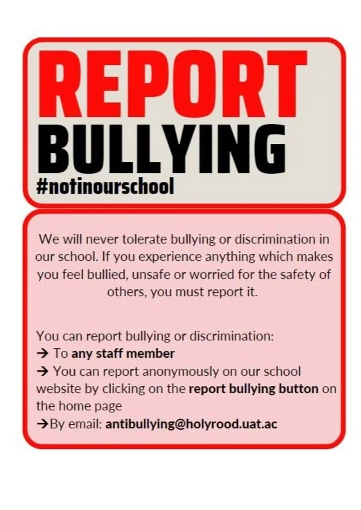 Anti-Bullying — Holyrood Academy
