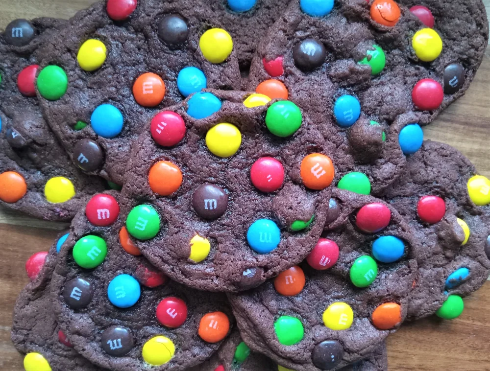 Double Chocolate MNM Cookies — Cozy & Quiet Living