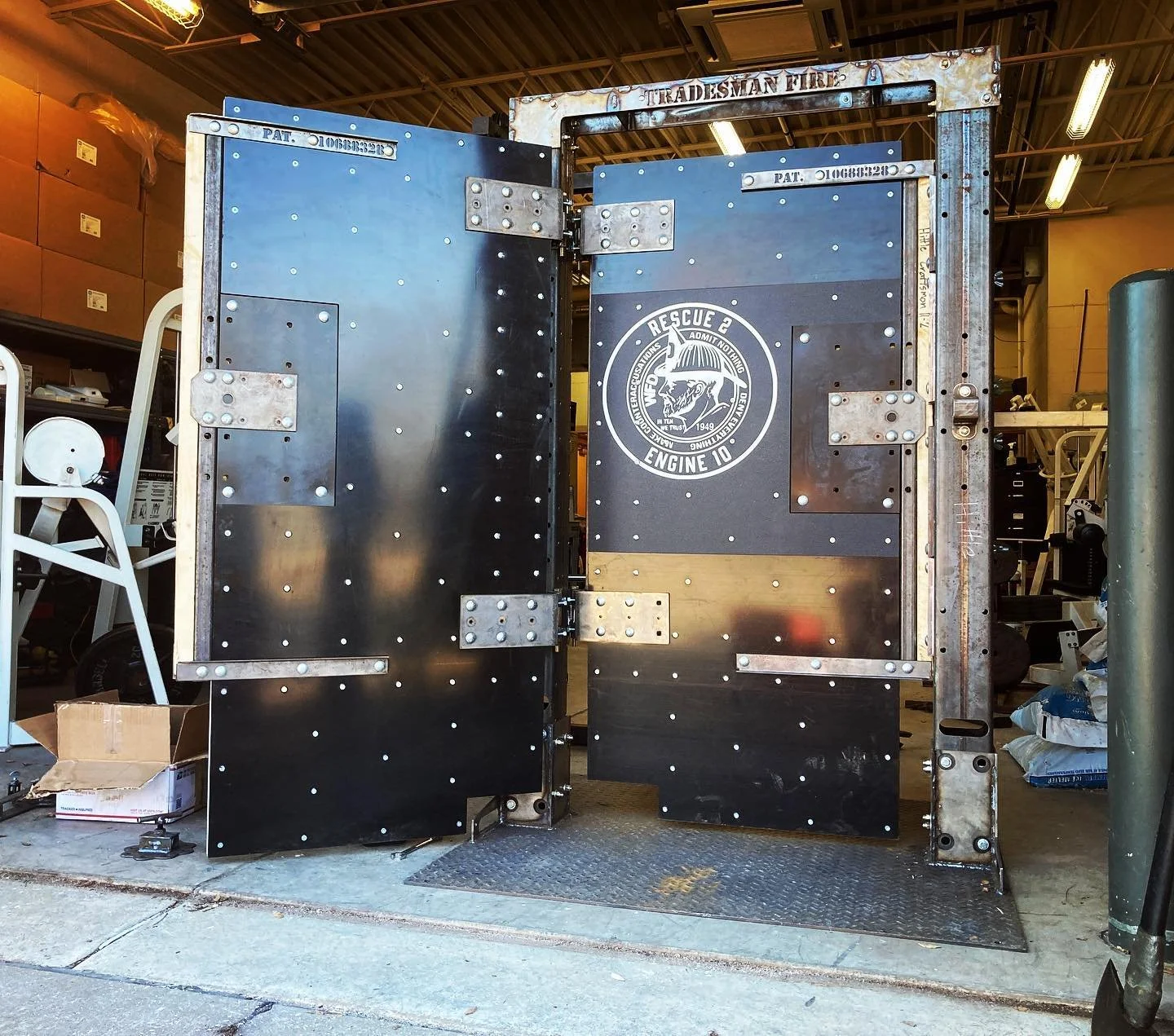 Craftsman Forcible Entry Door — Tradesman Fire and Fabrication