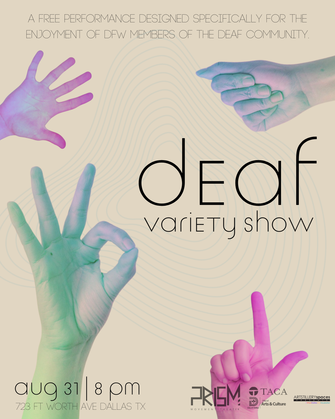 Deaf Variety Show — Prism Movement Theater