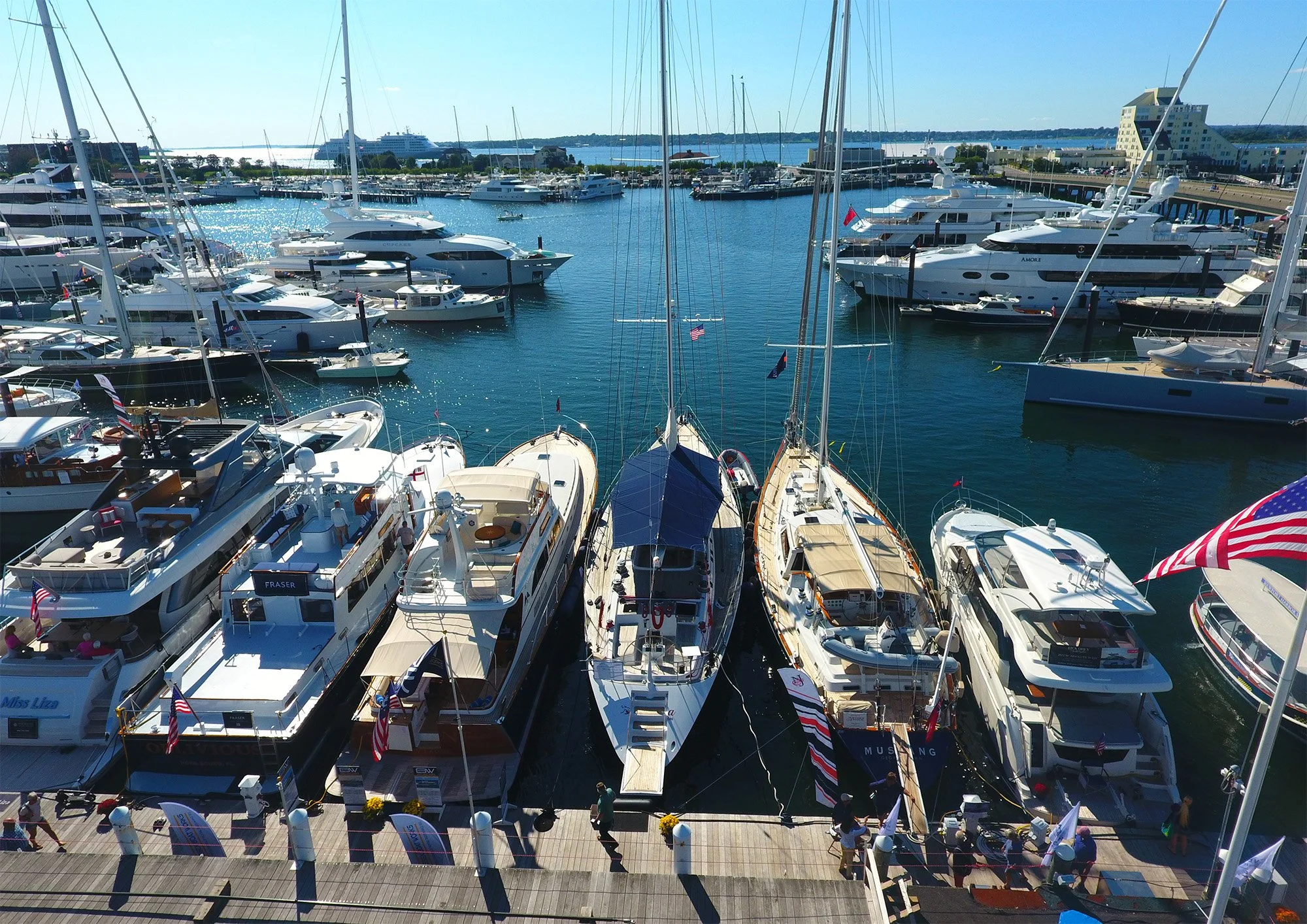 Boats on Display — Newport Brokerage Boat Show