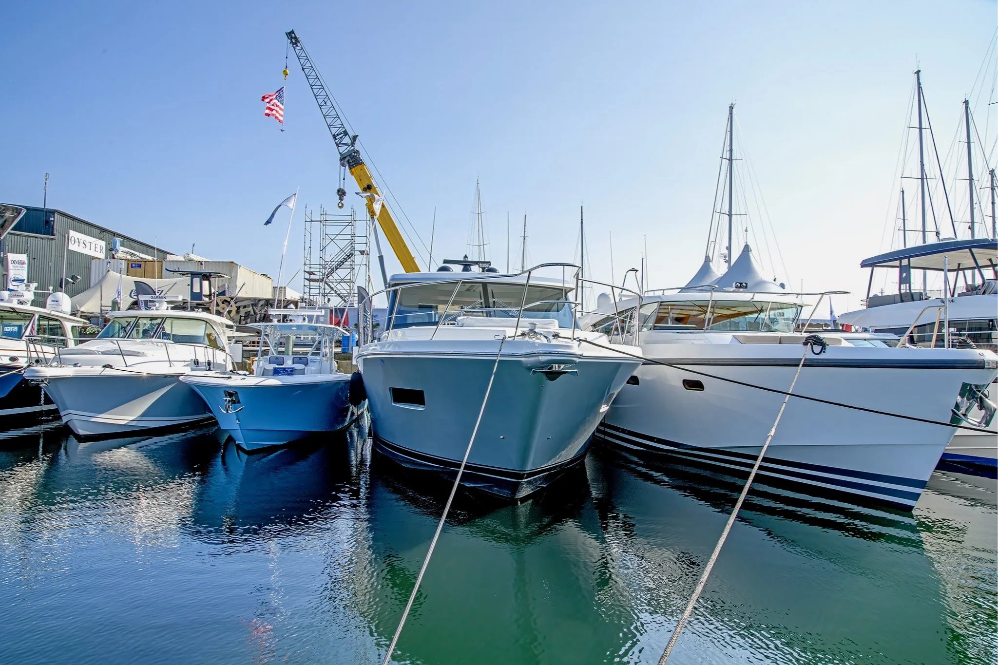 Boats on Display — Newport Brokerage Boat Show