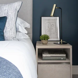 Double Drawer Bedside Table — Th2 Designs | Relaxed Luxury Interiors