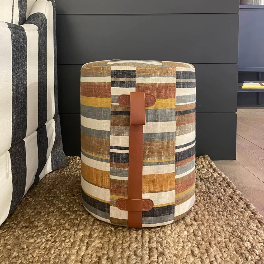 Portable Pouffe — Th2 Designs | Relaxed Luxury Interiors