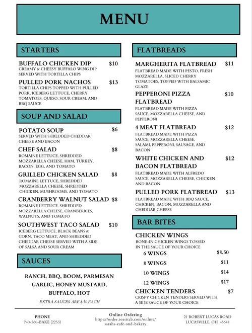 Sarah's Cafe and Bakery