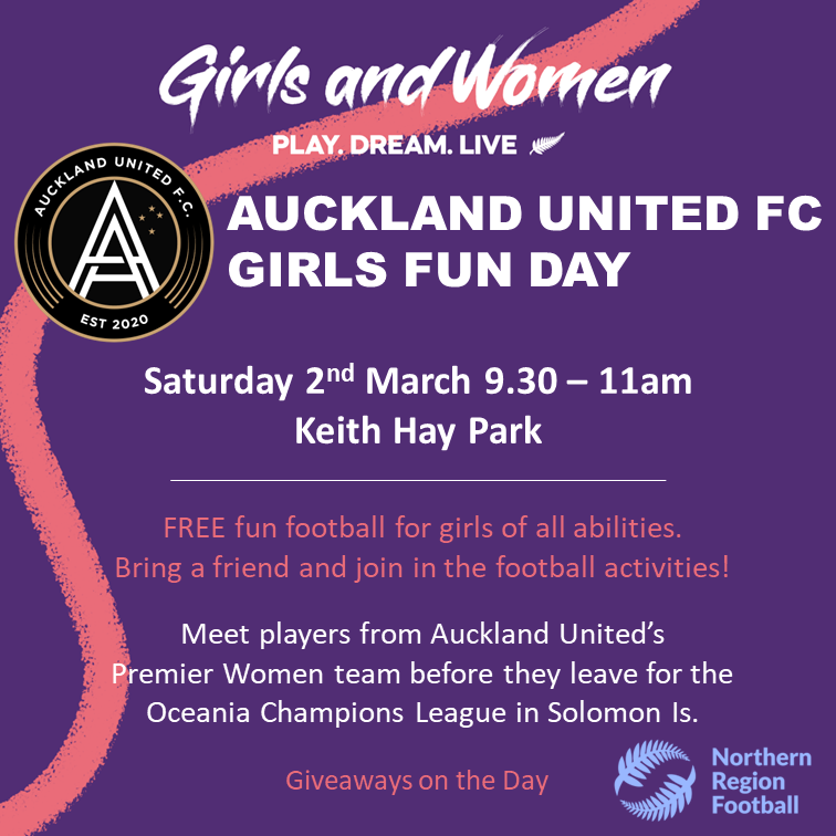 Auckland United FC Girls Fun Day — Auckland United F.C.