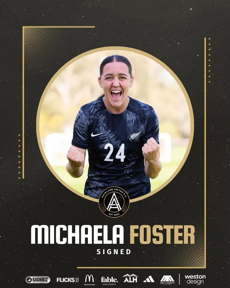 Football Fern & Phoenix star Michaela Foster signs with Auckland United ...